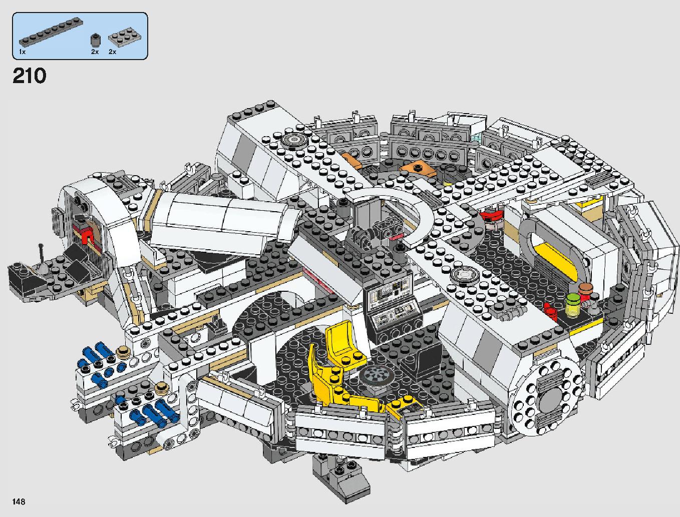 Kessel Run Millennium Falcon 75212 147 page Brick Mecha